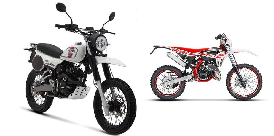 Motorrad Vergleich Mash X-Ride 50 2022 vs. Beta RR 50 Enduro Sport 2021