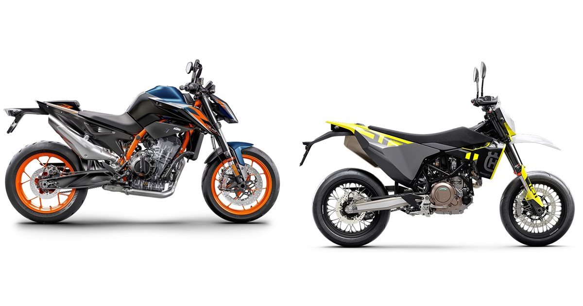 KTM 890 Duke R 2022 vs Husqvarna 701 Supermoto 2023