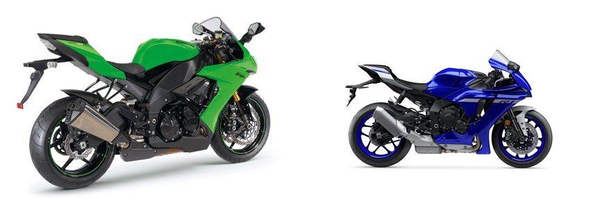 Kawasaki Ninja ZX-10R 2009 vs Yamaha R1 2021