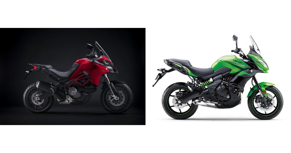 Motorrad Vergleich Ducati Multistrada 950 S 2019 vs. Kawasaki Versys ...