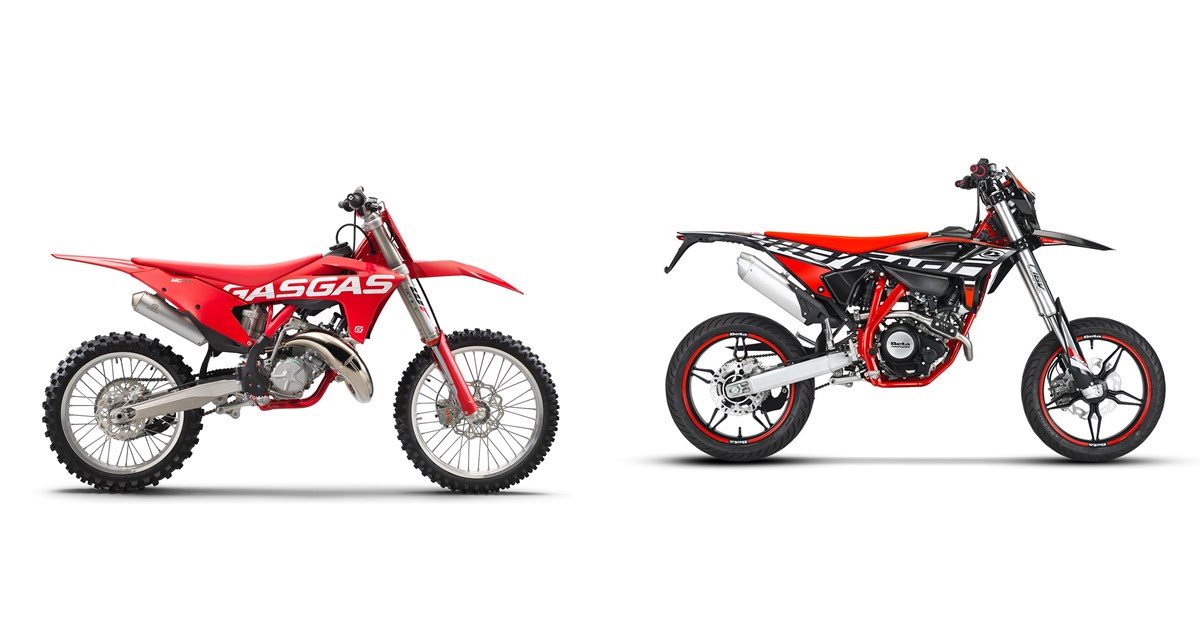 Motorrad Vergleich GASGAS MC 125 2021 vs. Beta RR Motard 125 4T LC 2022