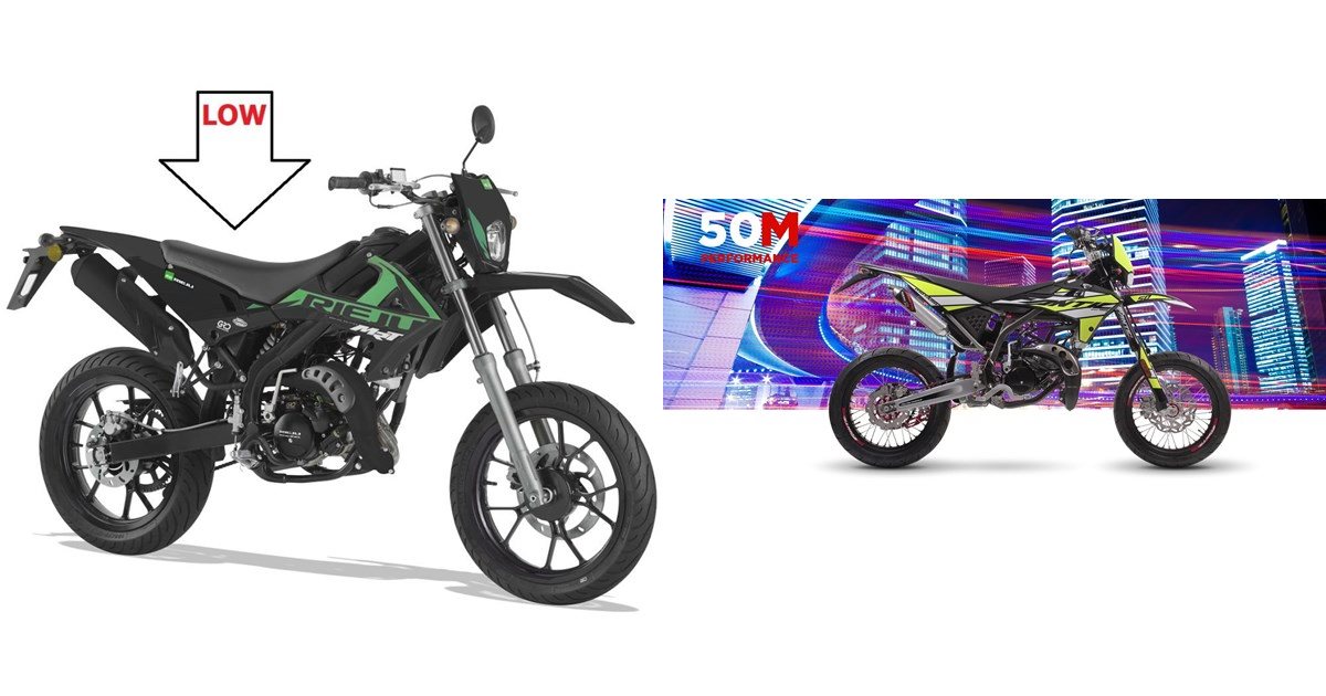 Rieju MRT 50 2023 vs Fantic 50M Performance 2020