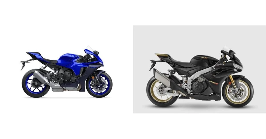 Yamaha R1 2023 vs Aprilia RSV4 1100 Factory 2023