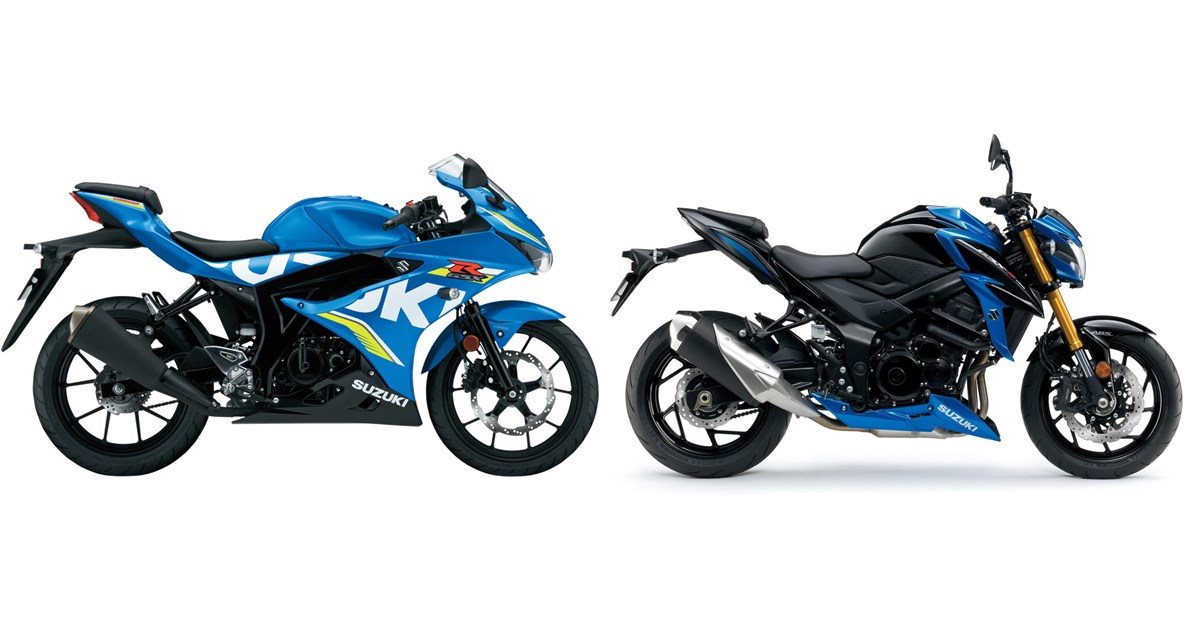 Comparaison des motos Suzuki GSX-R125 2018 VS. Suzuki GSX-S750 2018