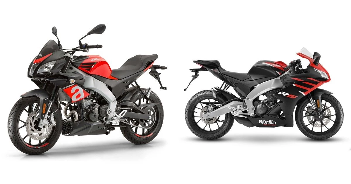 Comparaison des motos Aprilia Tuono 125 2019 VS. Aprilia RS 125 2023