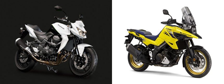 Kawasaki Z 750 2010 vs Suzuki V-Strom 1050 XT 2020