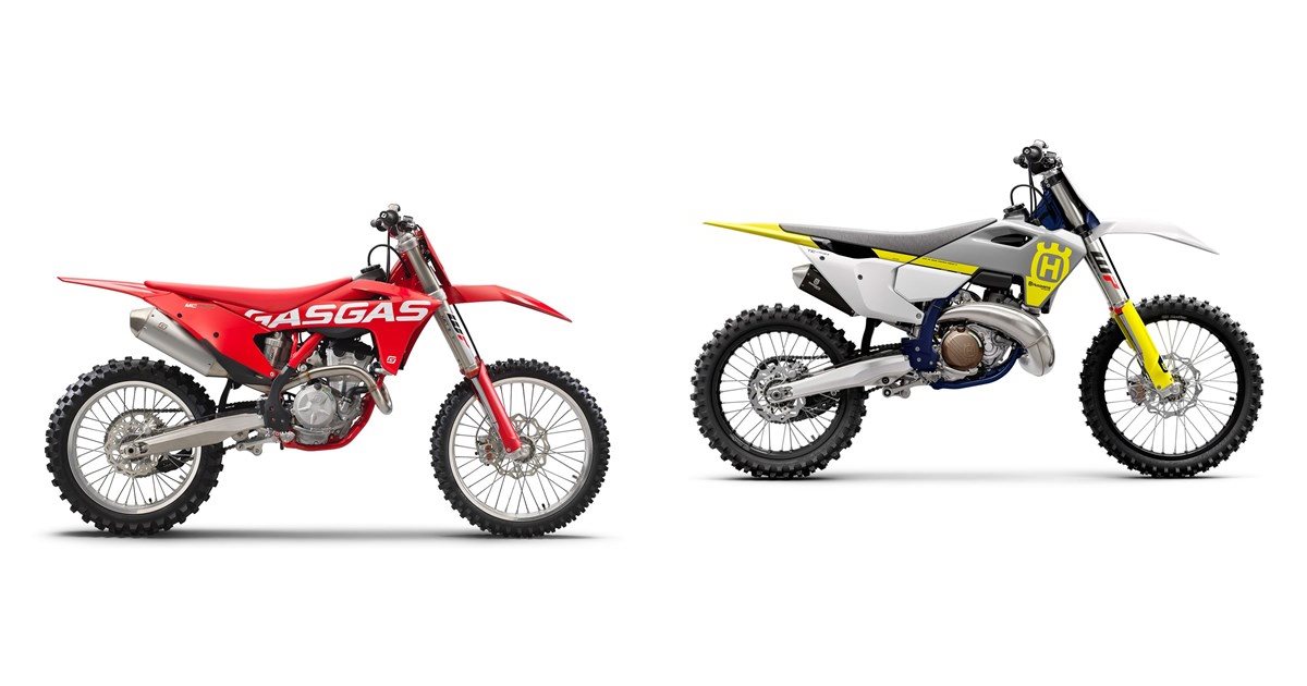 Motorrad Vergleich GASGAS MC 250F 2022 vs. Husqvarna TC 250 2023