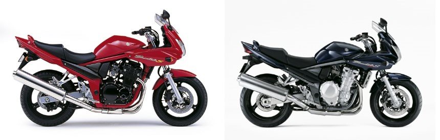 Motorrad Vergleich Suzuki Bandit 600S 2005 vs. Suzuki Bandit 1250S 2007