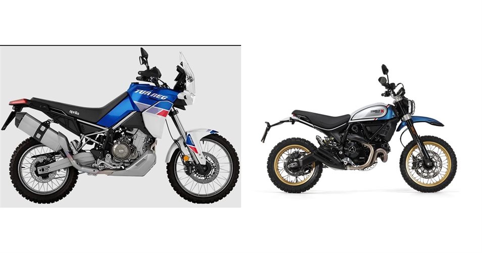 Aprilia Tuareg 660 2023 vs Ducati Scrambler Desert Sled 2022