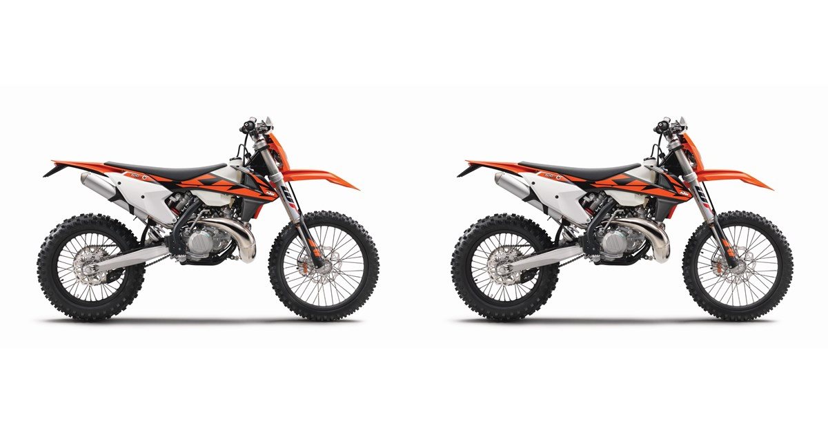 Motorrad Vergleich KTM 300 EXC TPI 2018 vs. KTM 300 EXC TPI 2018