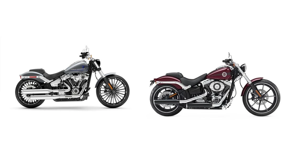 Harley-Davidson Softail Breakout 117 2023 vs Harley-Davidson Softail ...