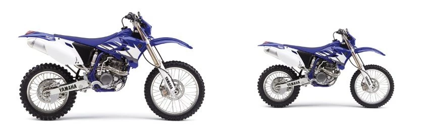 Yamaha WR250F 2005 vs Yamaha WR450F 2006