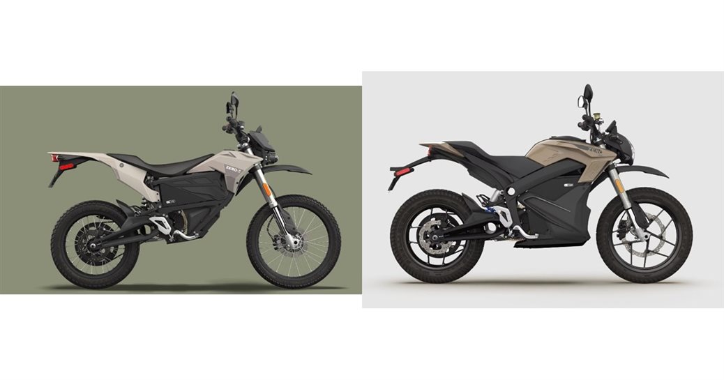 Motorrad Vergleich Zero FX 2022 vs. Zero DS 2023
