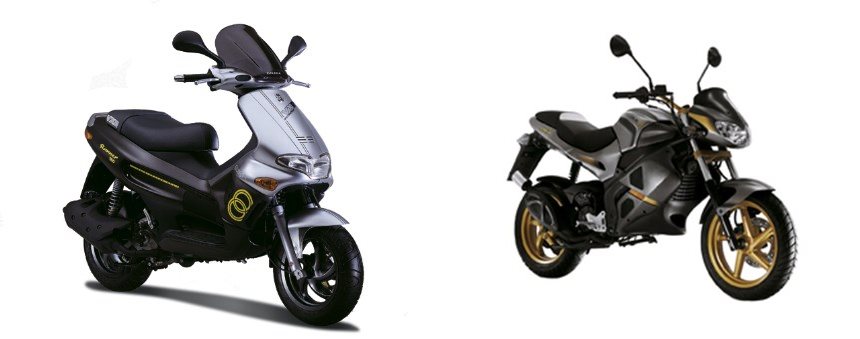 Motorrad Vergleich Gilera Runner 125 VX 2005 vs. Gilera DNA 125 2006