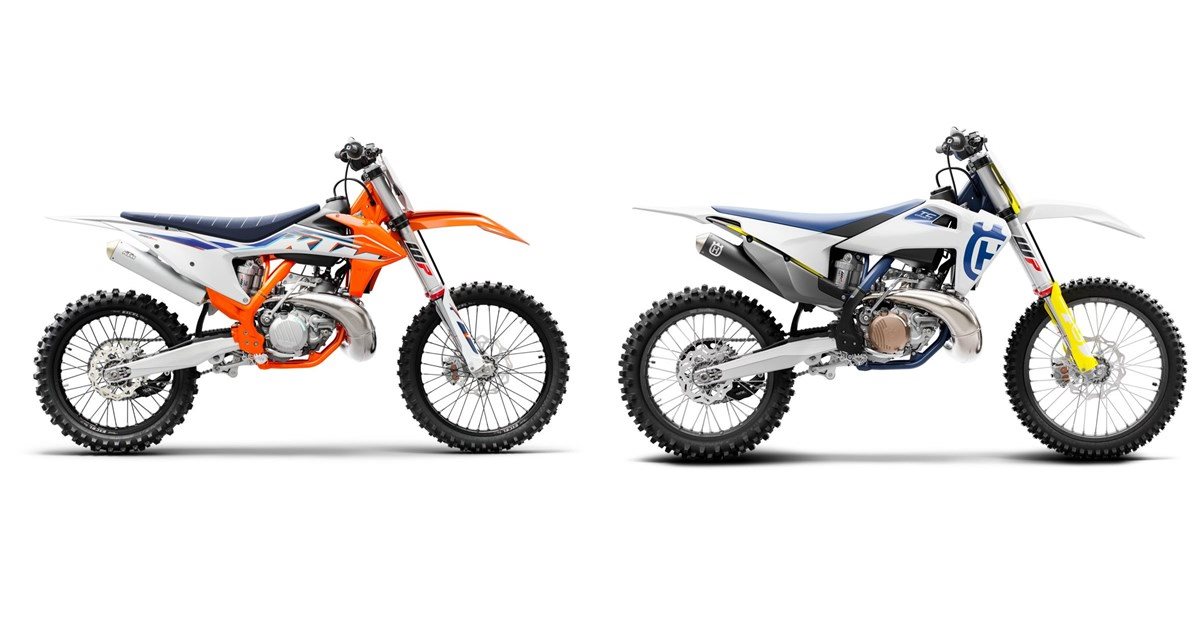 Comparaison des motos KTM 250 SX 2022 VS. Husqvarna TC 250 2020