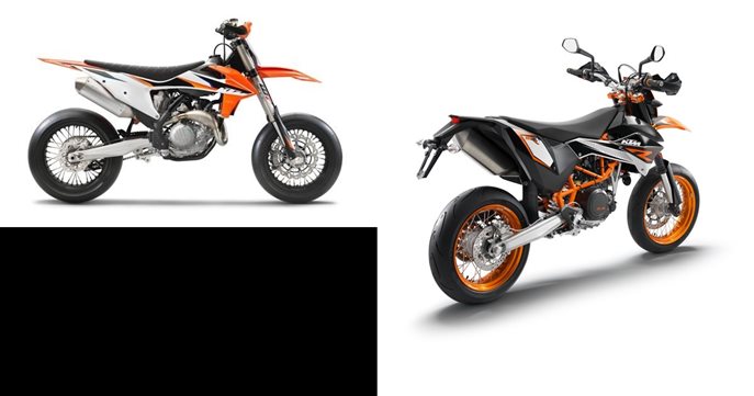 Motorrad Vergleich KTM 450 SMR 2021 vs. KTM 690 SMC R 2013