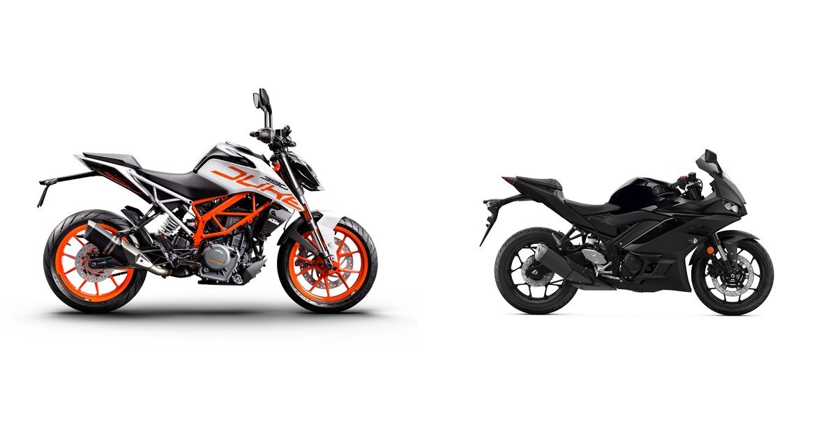 KTM 390 Duke 2018 vs Yamaha YZF-R3 2020