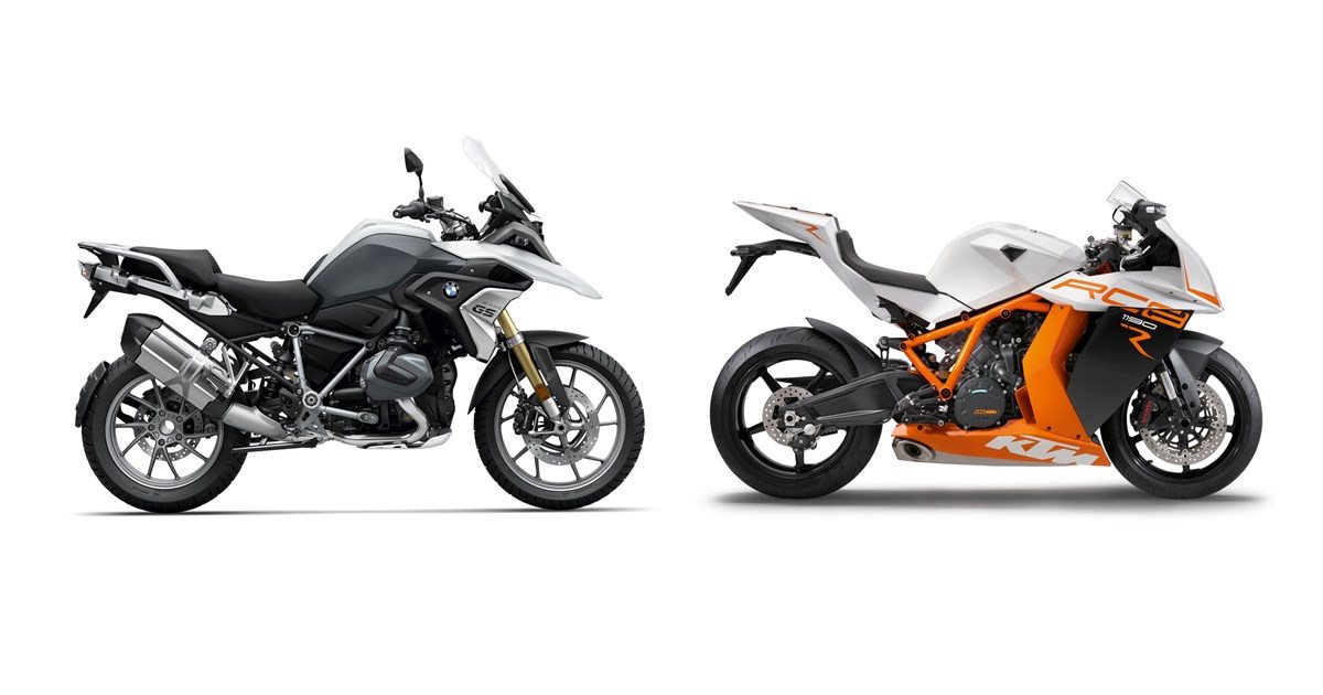 BMW R 1250 GS 2021 vs KTM 1190 RC8 R 2015