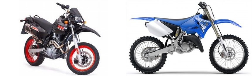 Motorrad Vergleich MZ 660 Supermoto 2009 vs. Yamaha YZ 125 LC 2009