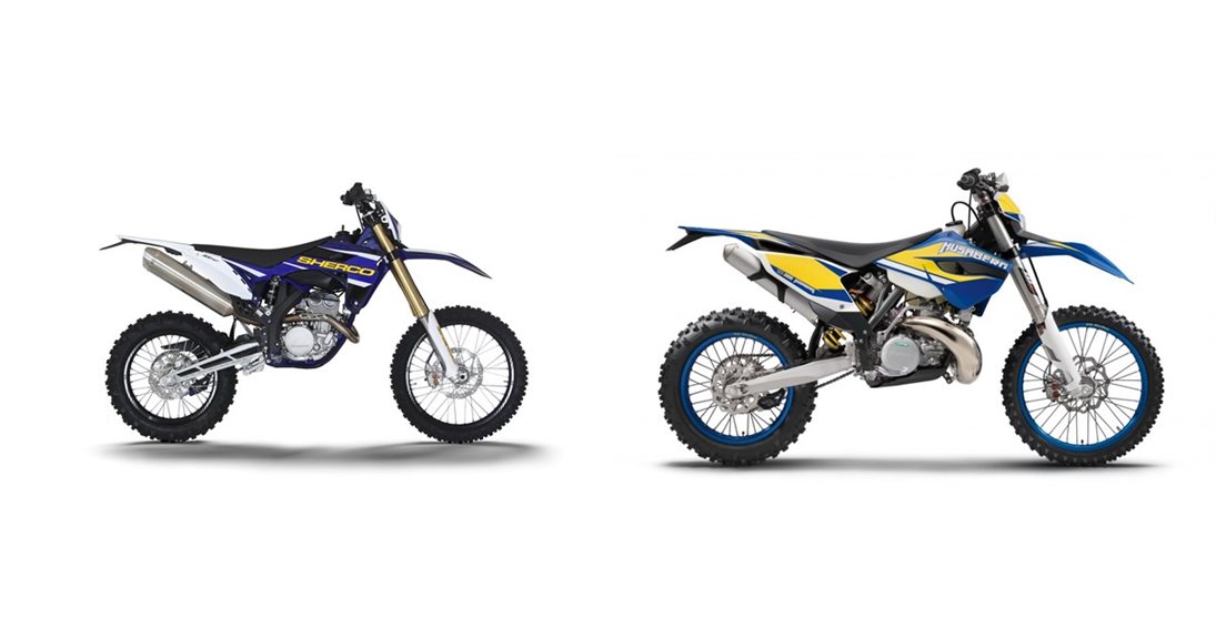 Motorrad Vergleich Sherco 300 SEF 2015 vs. Husaberg TE 300 2013