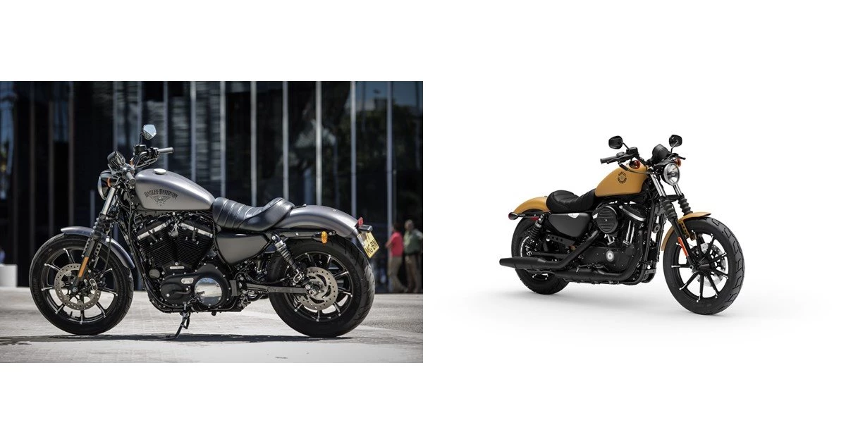 Motorrad Vergleich Harley-Davidson Sportster XL 883 N Iron 2016 vs. Harley-Davidson Sportster XL ...