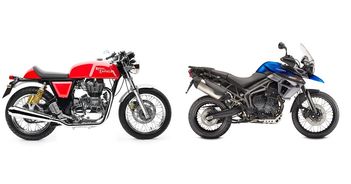 Motorrad Vergleich Royal Enfield Continental GT 535 EFI 2014 vs ...