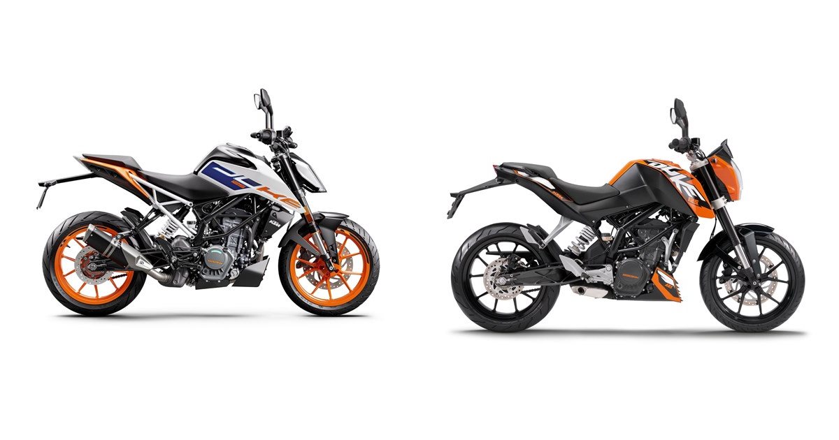 Comparaison des motos KTM 125 Duke 2023 VS. KTM 125 Duke 2016