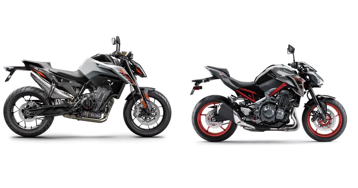 KTM 790 Duke 2023 vs Kawasaki Z900 2019