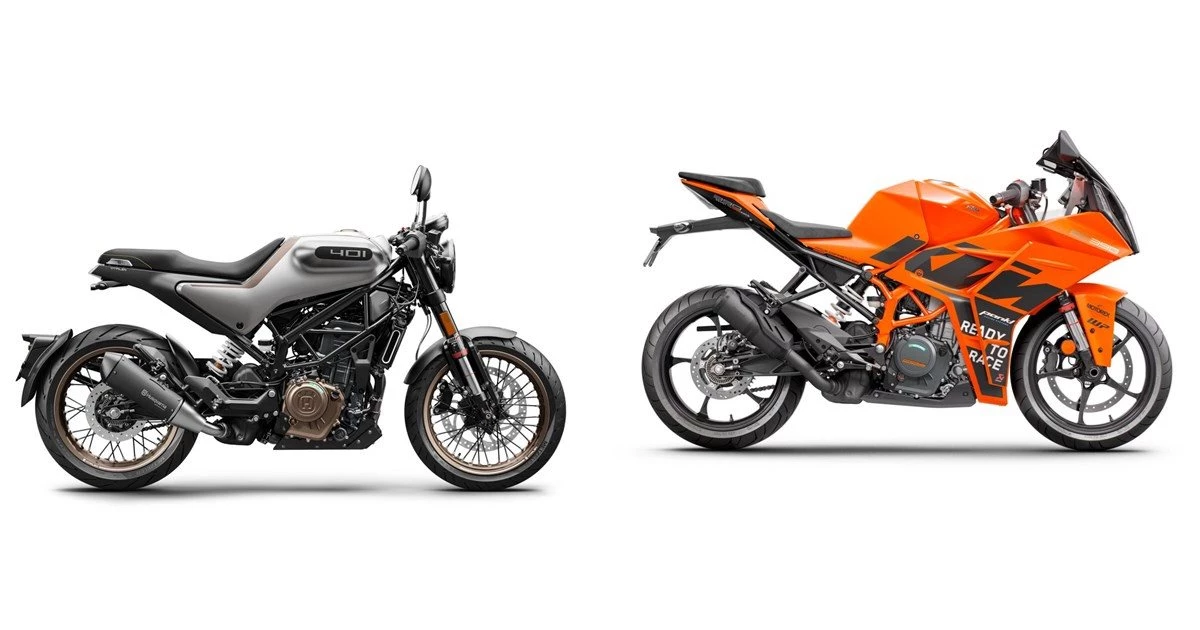 Motorrad Vergleich Husqvarna Vitpilen 401 2021 vs. KTM RC 390 2023