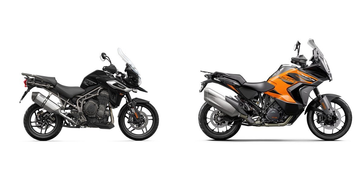 Triumph Tiger 1200 XRT 2019 vs KTM 1290 Super Adventure S 2021