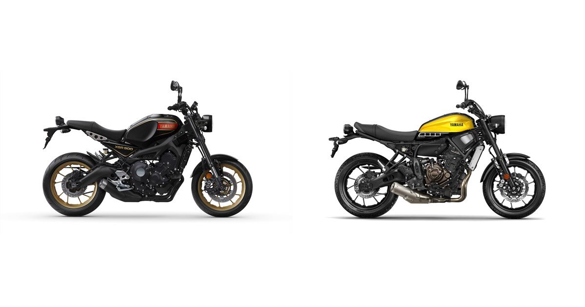 Motorrad Vergleich Yamaha XSR900 2020 vs. Yamaha XSR700 2016