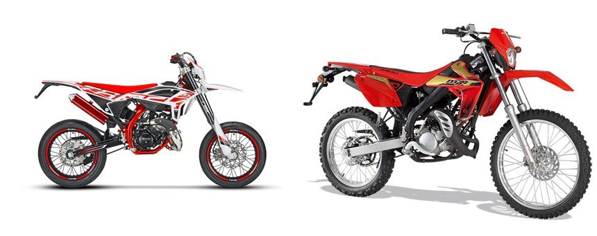 Motorrad Vergleich Beta RR 50 Motard Track 2022 vs. Rieju MRT Racing 50 ...