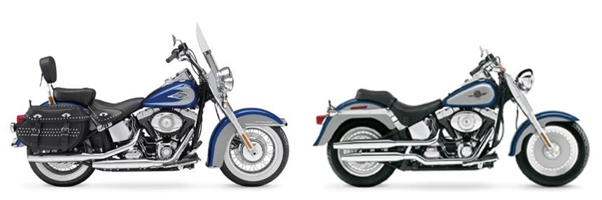 Motorrad Vergleich Harley-Davidson Softail Heritage Classic FLSTC 2009 ...