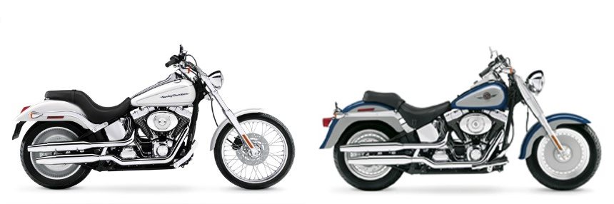 Motorrad Vergleich Harley-Davidson Softail Heritage Classic FLSTC 2006 ...