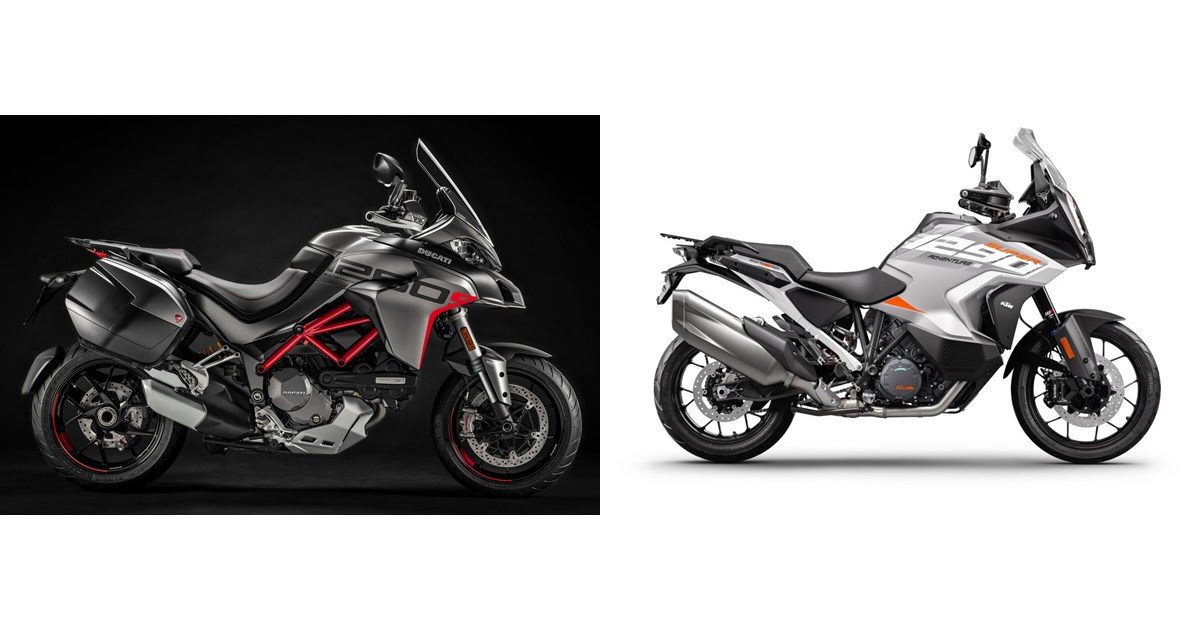 Ducati Multistrada 1260 S Grand Tour 2020 vs KTM 1290 Super Adventure S ...