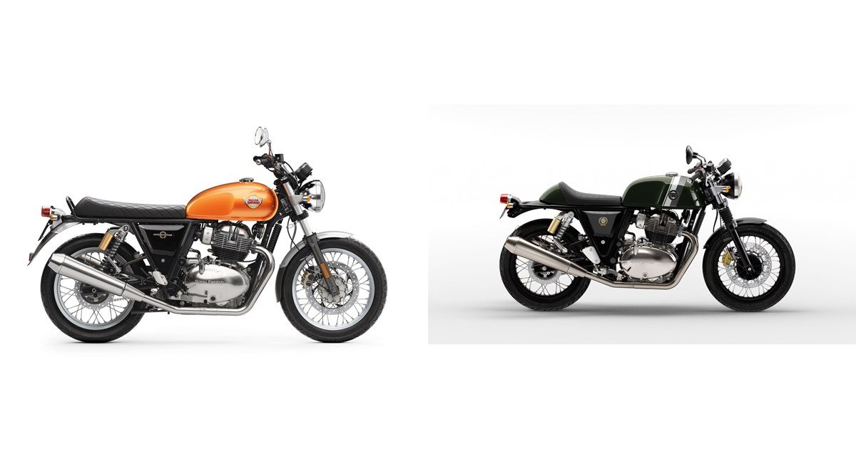 Motorrad Vergleich Royal Enfield Interceptor 650 2020 vs. Royal Enfield ...