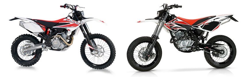 Motorrad Vergleich Beta RR 525 2009 vs. Beta RR Motard 125 4T 2011