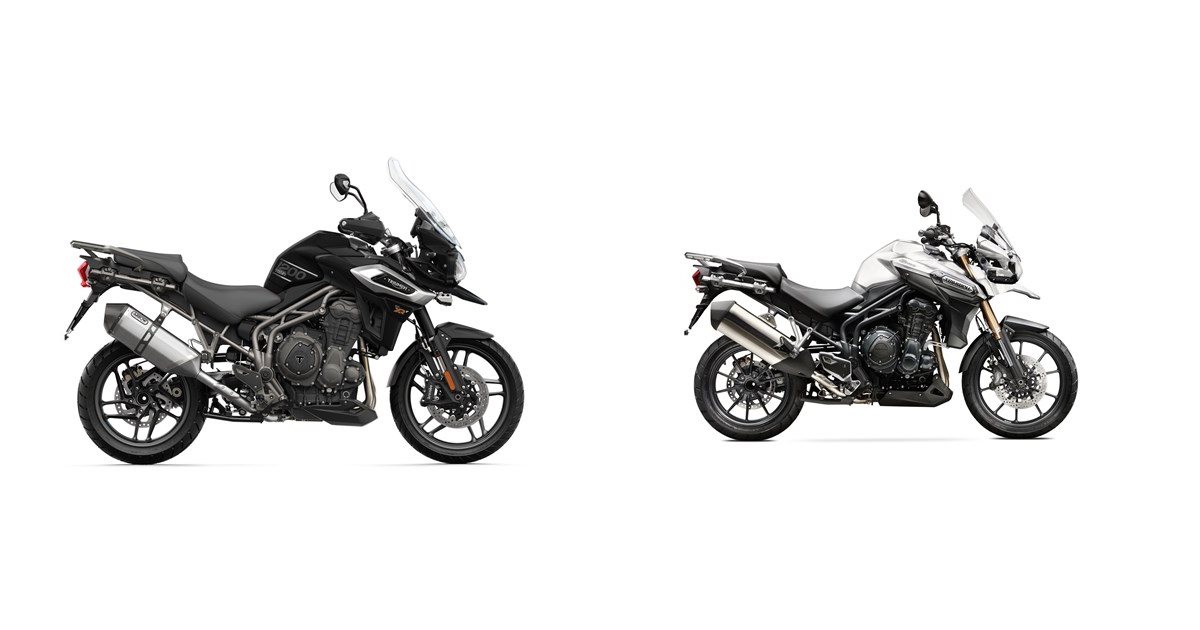 Motorrad Vergleich Triumph Tiger 1200 XRT 2020 vs. Triumph Tiger ...