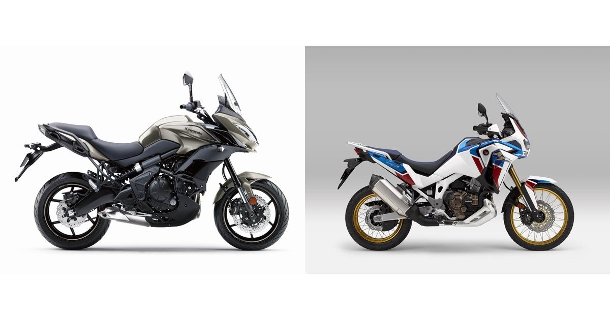 Motorrad Vergleich Kawasaki Versys 650 2017 vs. Honda CRF1100L Africa ...