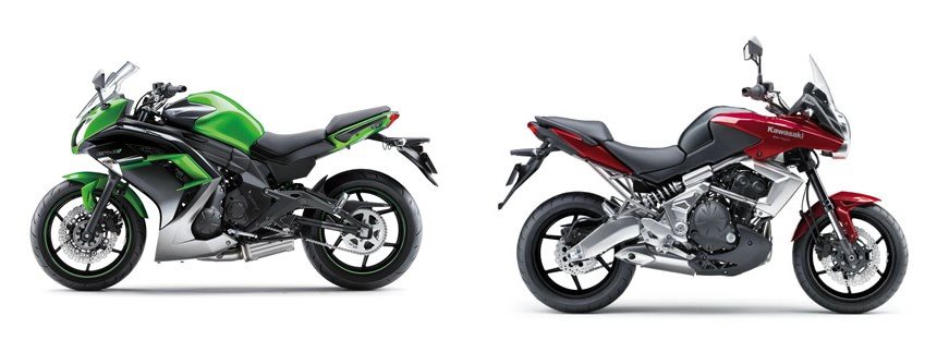 Kawasaki ER-6f 2016 vs Kawasaki Versys 650 2011