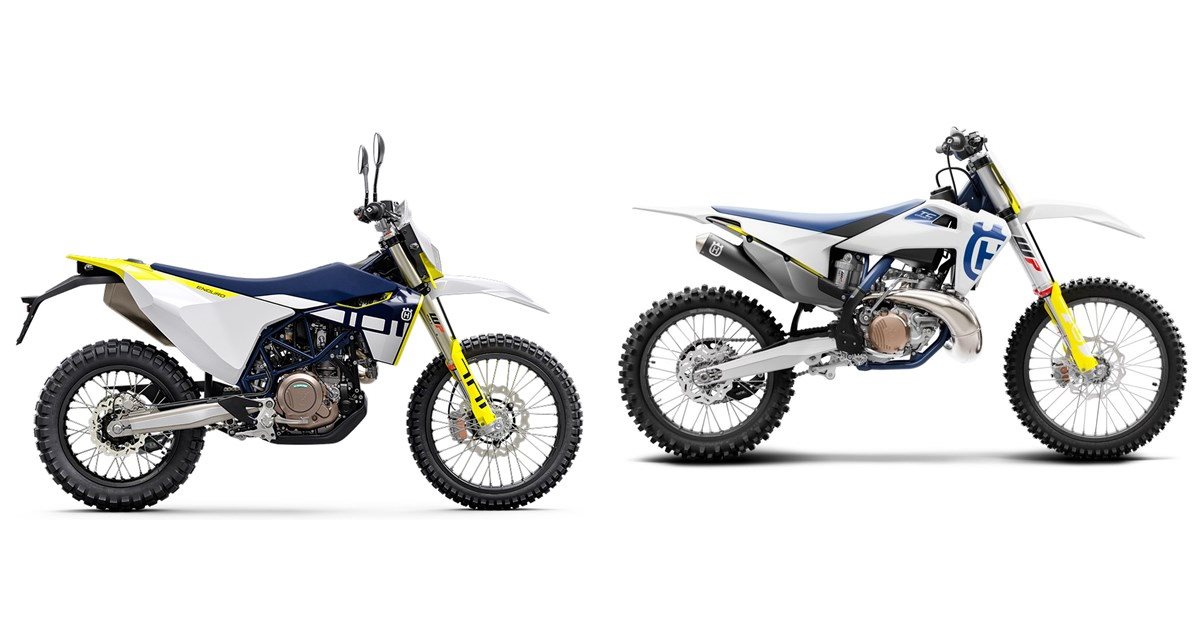 Motorrad Vergleich Husqvarna 701 Enduro 2023 vs. Husqvarna TC 250 2020
