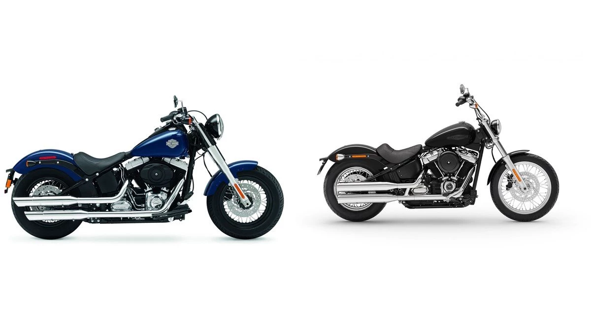 Harley-Davidson Softail Slim FLS 2013 vs Harley-Davidson Softail ...