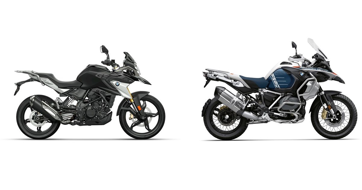 BMW G 310 GS 2022 vs BMW R 1250 GS Adventure 2023