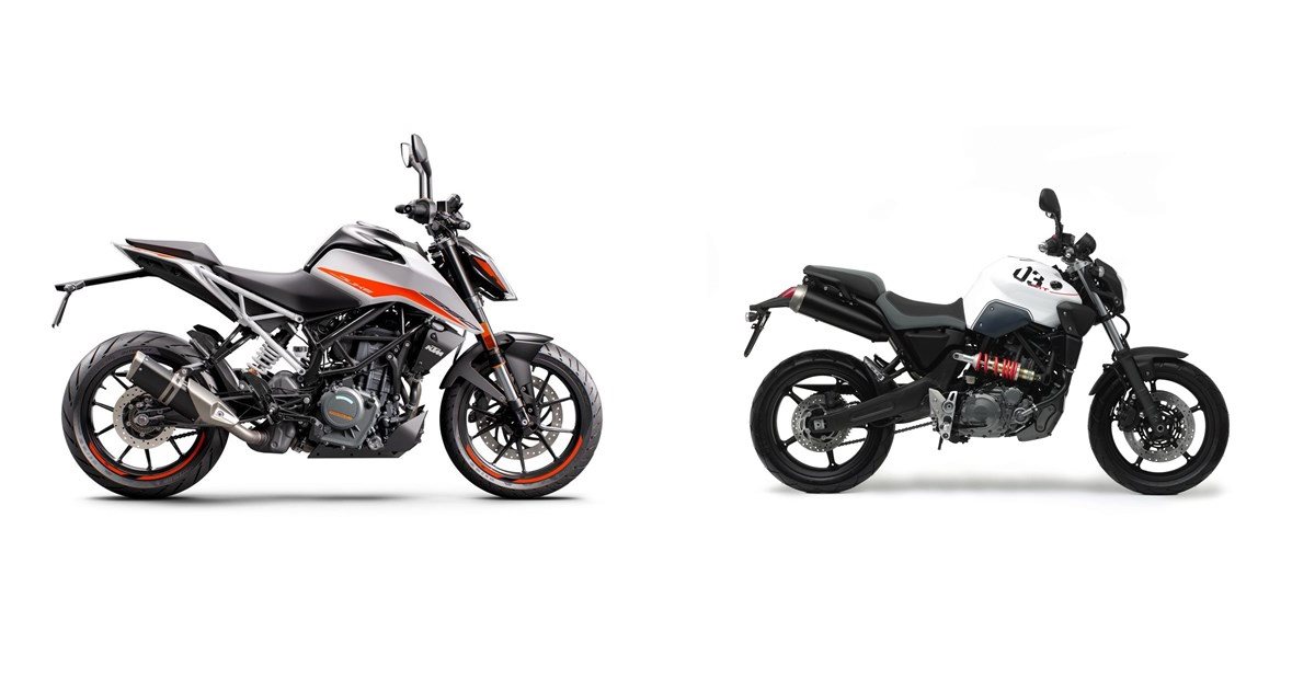 KTM 390 Duke 2021 vs Yamaha MT-03 2015