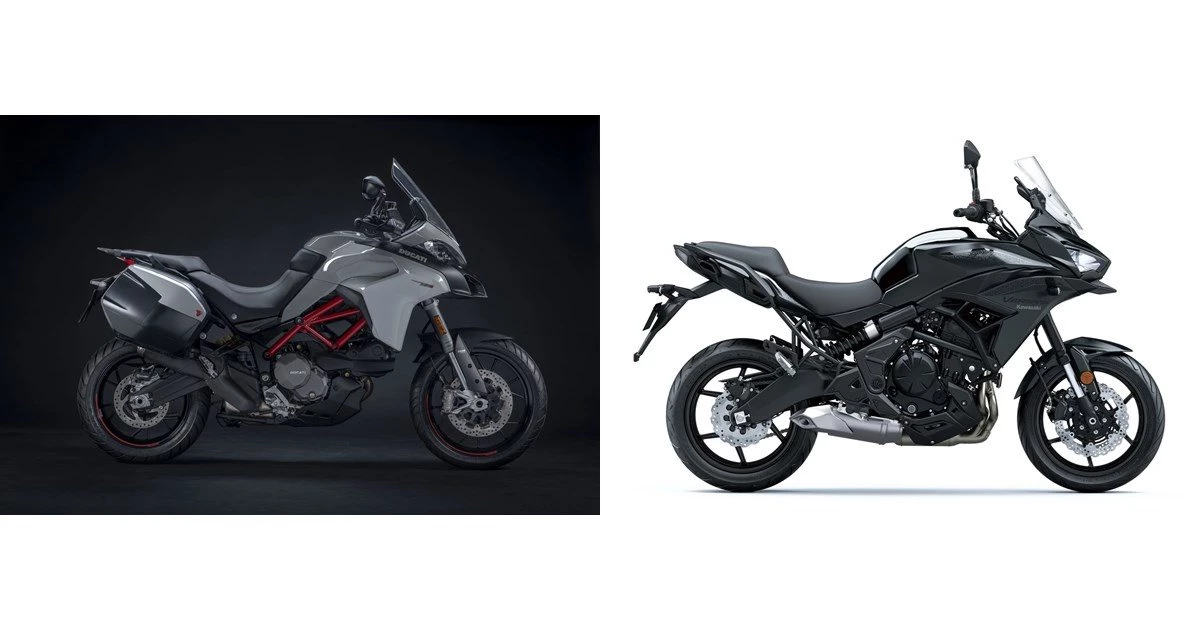 Motorrad Vergleich Ducati Multistrada 950 S 2021 vs. Kawasaki Versys ...