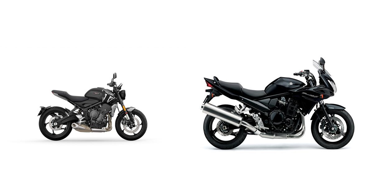 Motorrad Vergleich Triumph Trident 660 2021 vs. Suzuki Bandit 1250S 2016