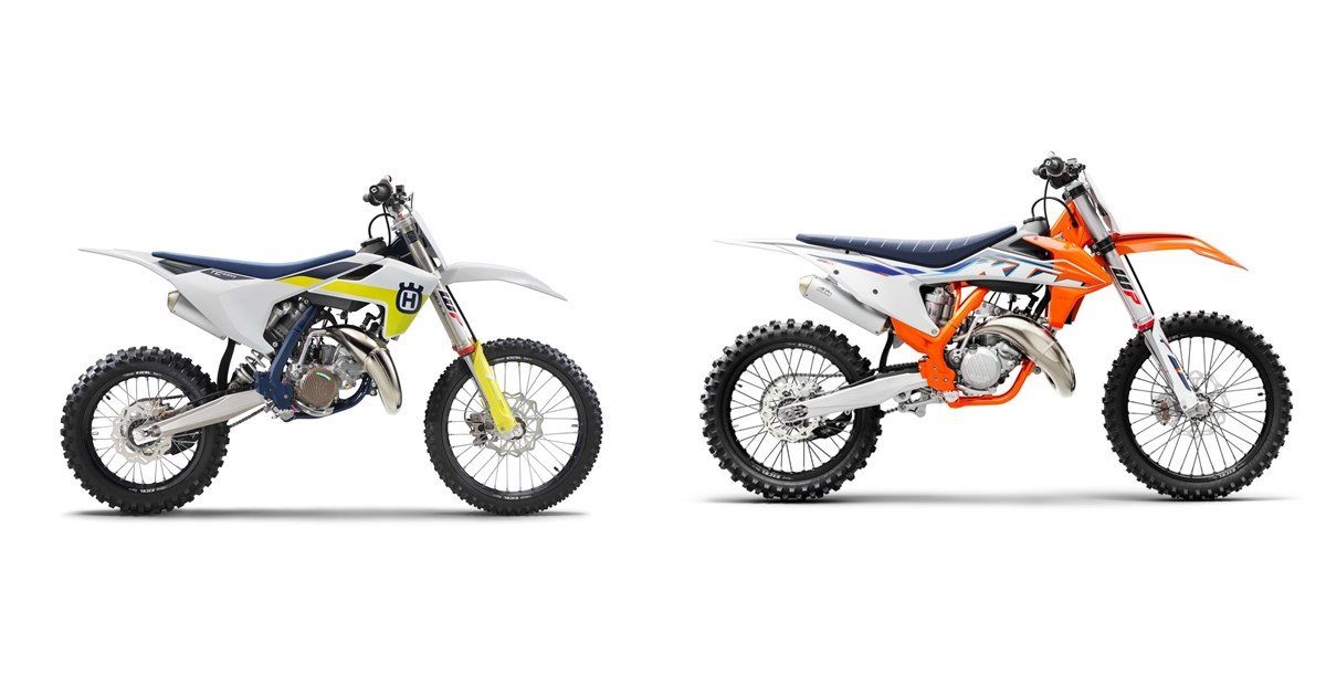 Motorrad Vergleich Husqvarna TC 85 2022 vs. KTM 125 SX 2022