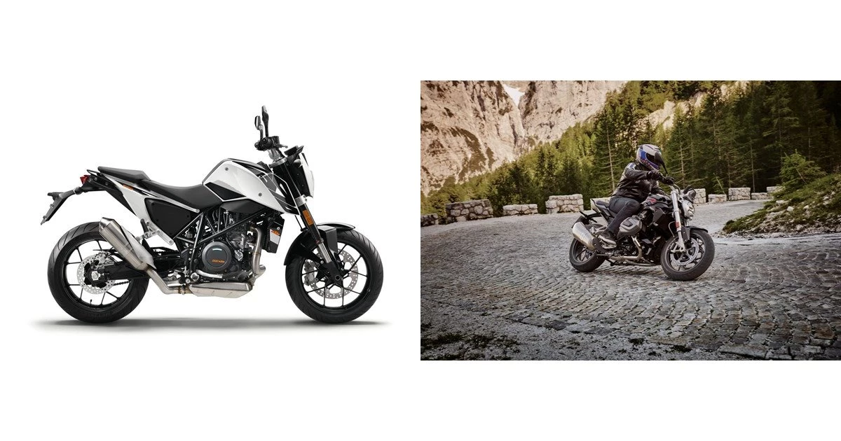 Motorrad Vergleich KTM 690 Duke 2017 vs. BMW R 1250 R 2019