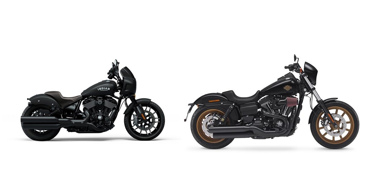 Motorrad Vergleich Indian Sport Chief 2023 vs. Harley-Davidson Dyna Low ...