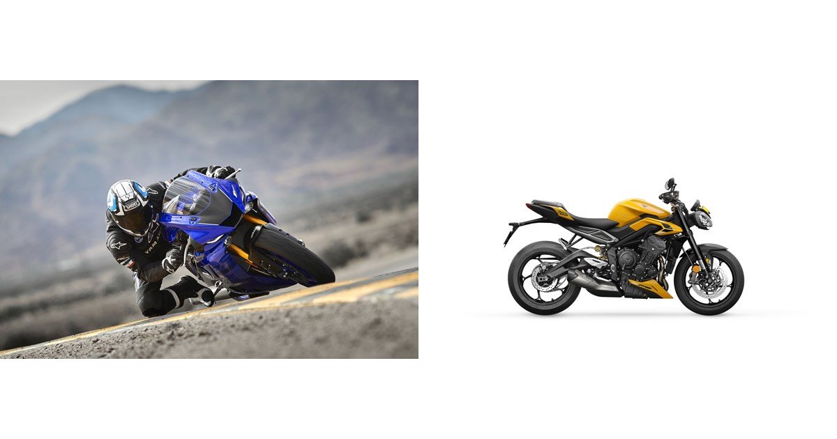 Yamaha YZF-R6 2019 vs Triumph Street Triple 765 RS 2023